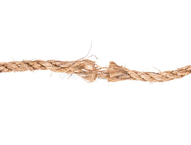 Torn rope stock image. Image of material, cable, line - 48305931