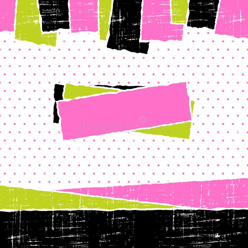 Torn Scratch Paper Vintage Bacground. Vector Stock Vector ...