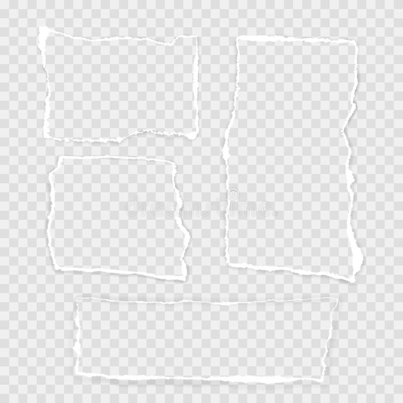 Square Ripped Paper Transparent Background Stock Illustrations – 235 ...