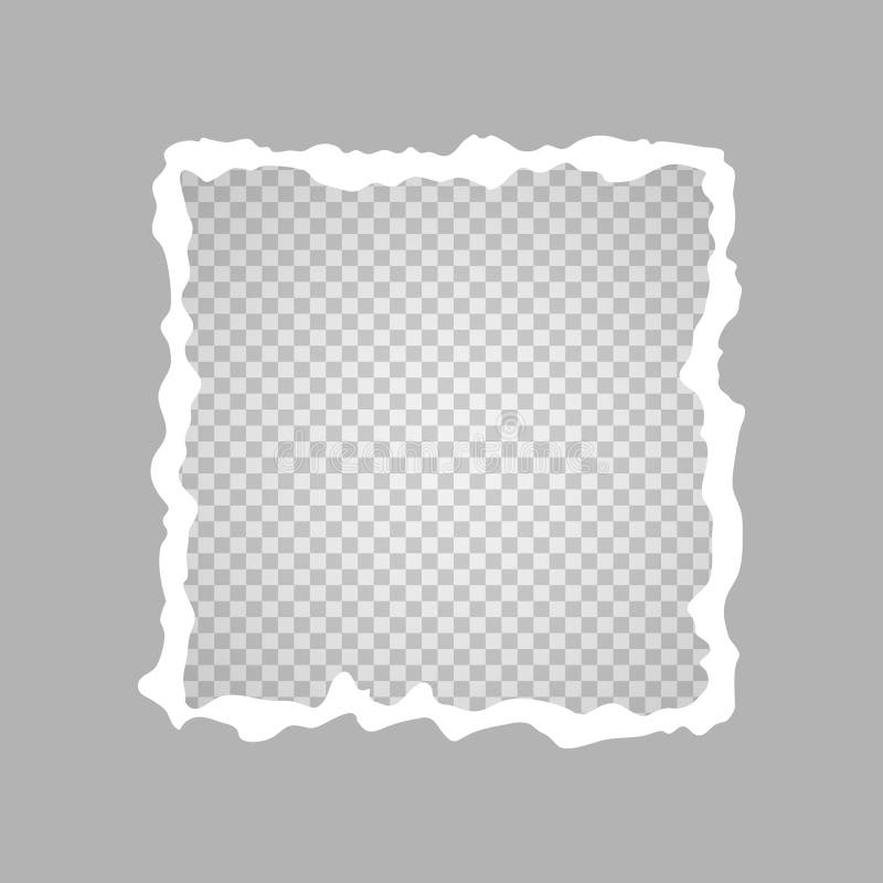 Square Ripped Paper Transparent Background Stock Illustrations – 236 ...