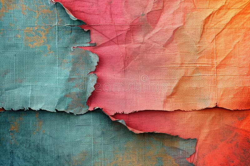 Torn Texture Abstraction stock illustration. Illustration of fabric ...