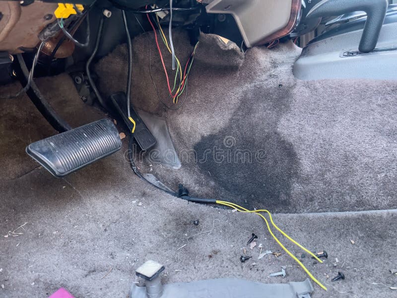 Torn Threads and Worn Car Upholstery Stock Image - Image of ripped ...