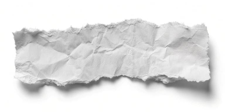 Torn Transparent Paper with Shadow Effect Realistic Isolated Texture ...
