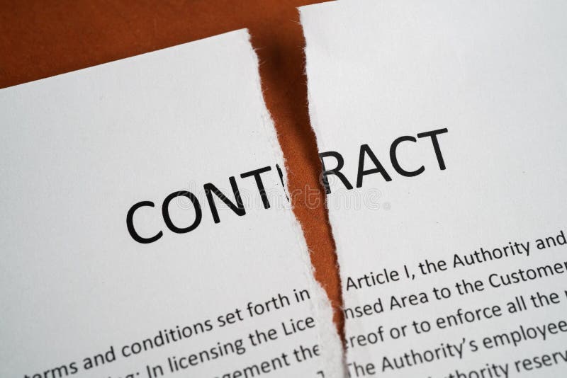 Torn up contract stock image. Image of businessman, paper - 157520253