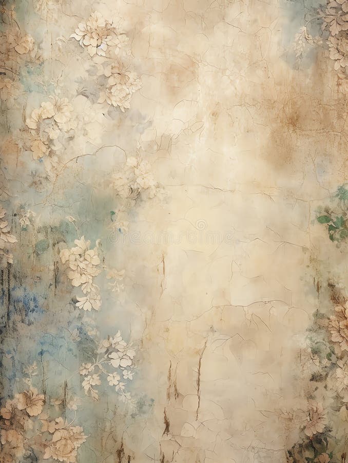 Torn Vintage Wallpaper Background Crafting Scrapbooking, Design ...