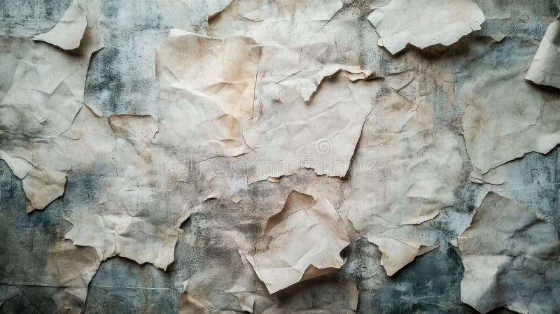 Torn and Weathered Paper Texture, a Grunge Background for Design Stock ...