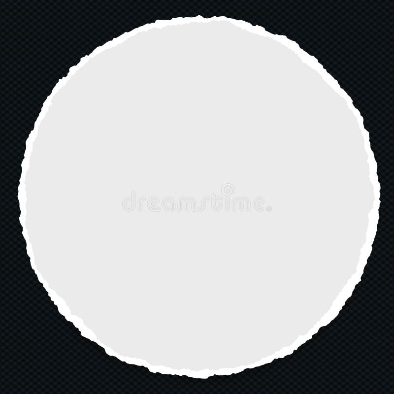 Torn Paper Shape Circle Stock Illustrations – 2,912 Torn Paper Shape ...