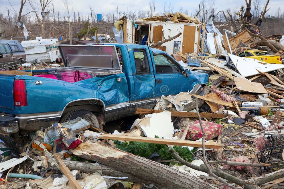 Tornado aftermath stock image. Image of aftermath, weather - 28598703
