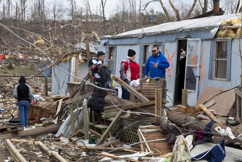 Tornado Aftermath in Henryville, Indiana Editorial Stock Image - Image ...