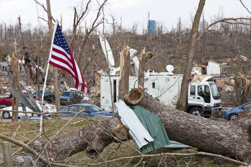 Tornado Aftermath in Henryville, Indiana Editorial Image - Image of ...