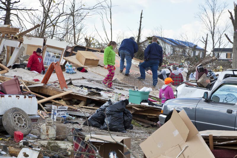 Tornado Aftermath in Henryville, Indiana Editorial Photo - Image of ...