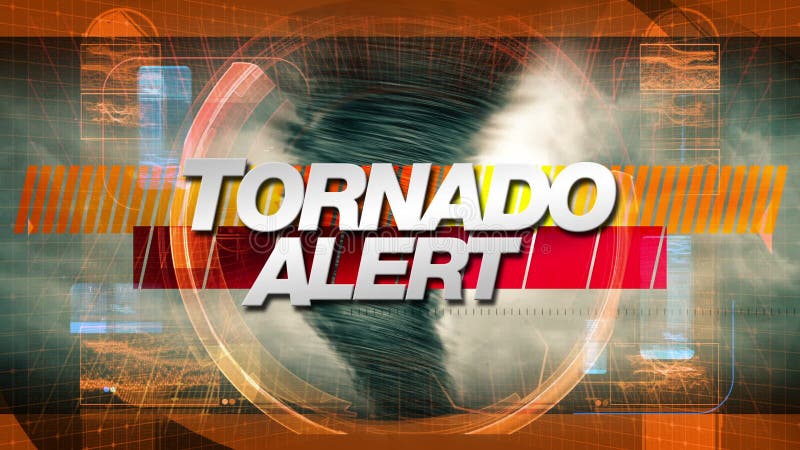 Tornado Alert - Broadcast TV Graphics Title Stock Video - Video of show ...
