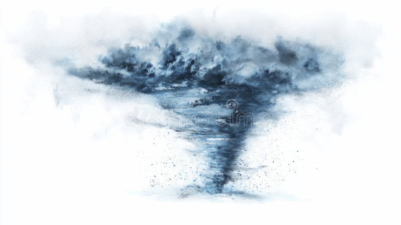 Tornado Core Explosion Center Vortex Expanding Violently Minimal on ...