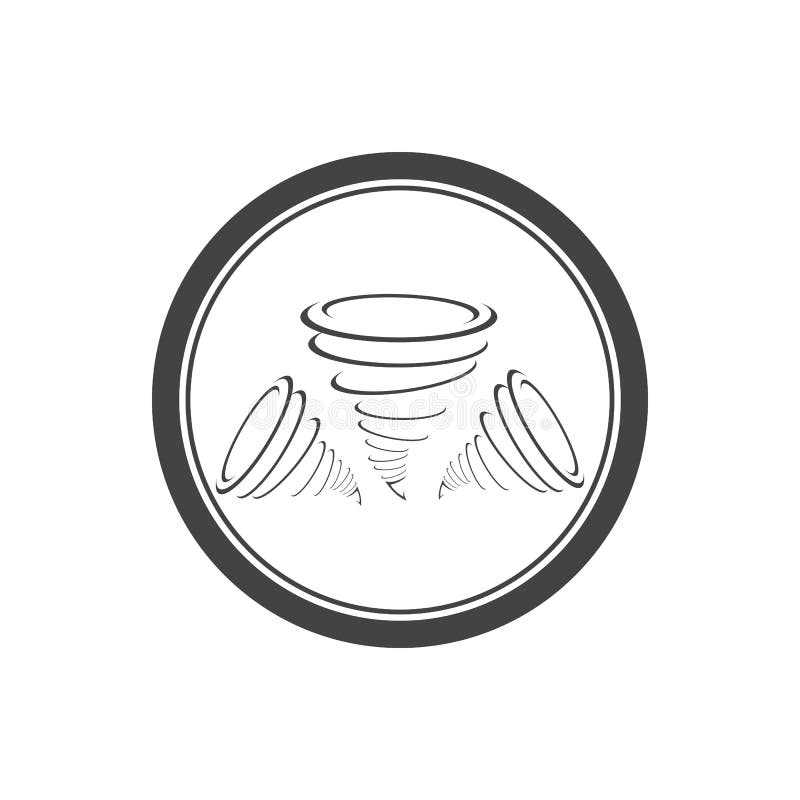 Tornado and Cyclone Logo Symbol Vector Illustration Design Stock ...