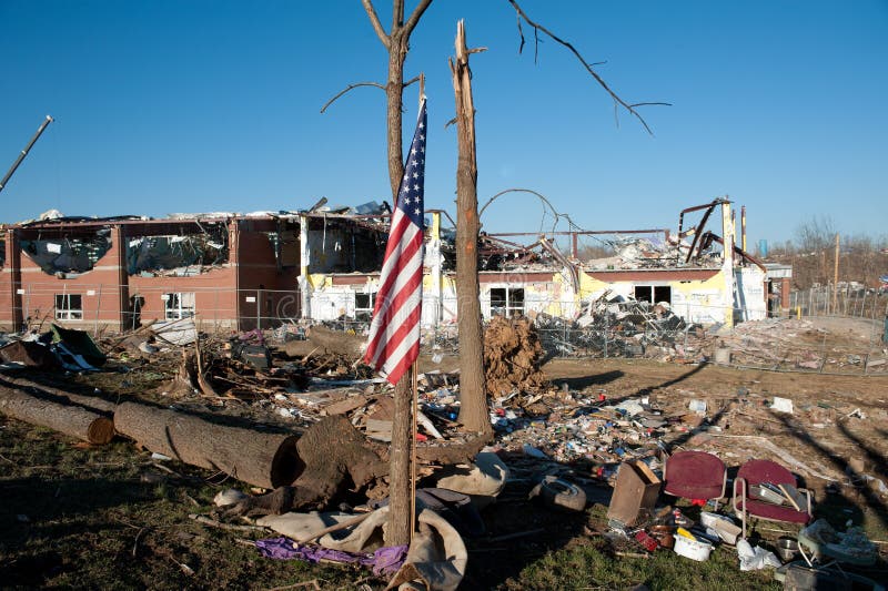 Tornado Damage in Henryville, Indiana Editorial Stock Photo - Image of ...
