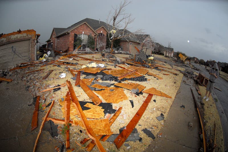 Tornado Damage from Spring Thunder Storms Editorial Stock Image - Image ...