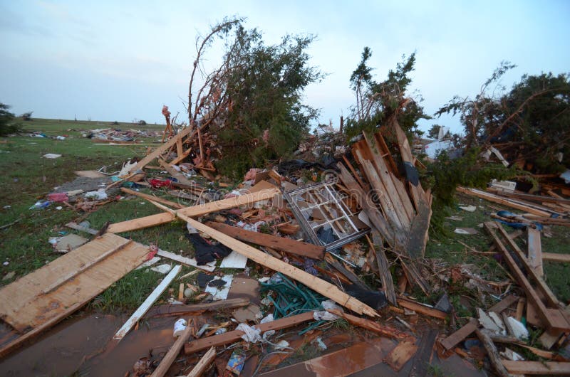 Tornado Damage from Spring Thunder Storms Editorial Photo - Image of ...