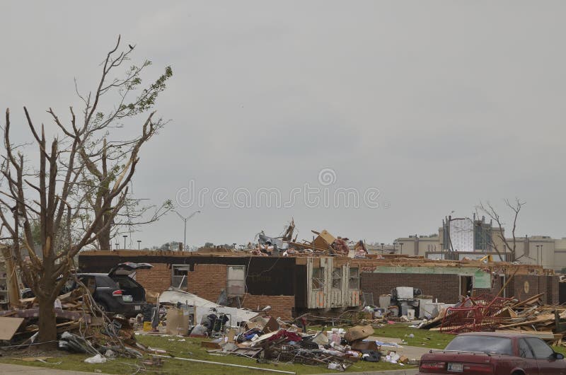 Tornado Damage from Spring Thunder Storms Editorial Photo - Image of ...