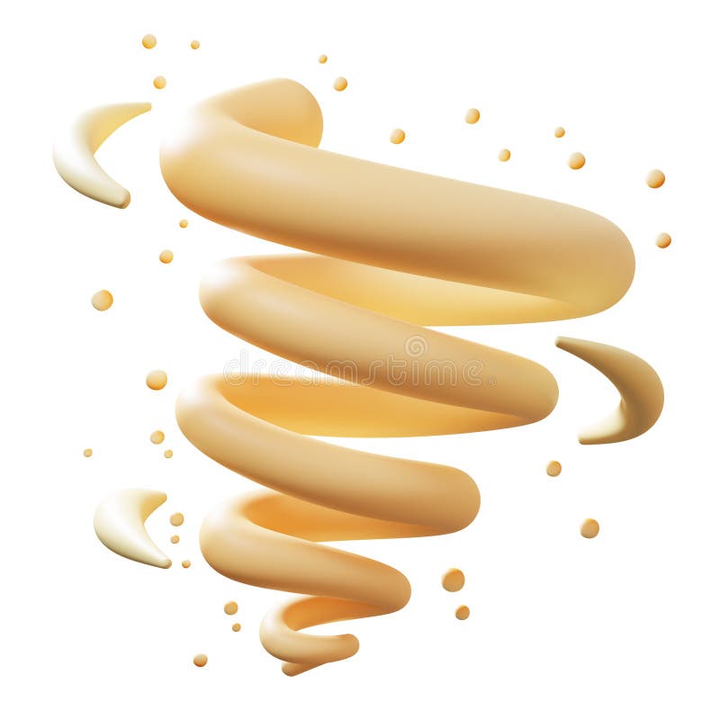 Tornado, Desert Storm - Climate, Weather Stock Illustration ...