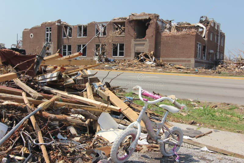 Tornado Destroyed Schools editorial photo. Image of home - 19815586