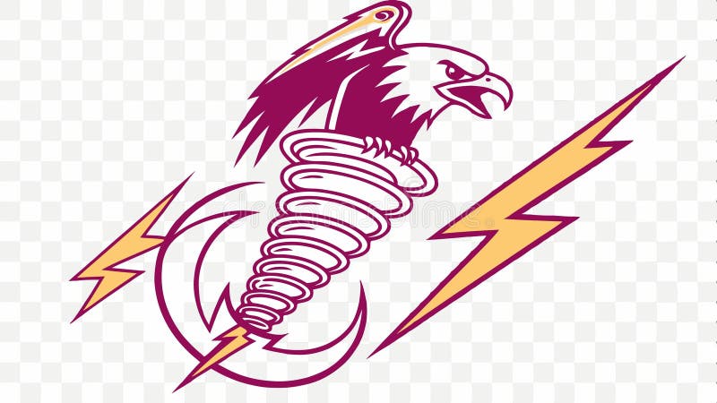 Tornado and Eagle Silhouette, Nature Power and Storm and Weather ...