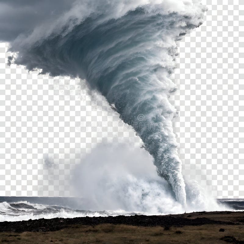 Tornado Hurricane Cyclone Storm Effect Stock Illustration ...