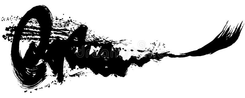 Tornado. Ink Splash. Hand Drawn Illustrations. Stock Vector ...