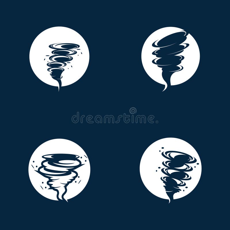 Tornado Logo Symbol Vector Illustration Design Stock Vector ...