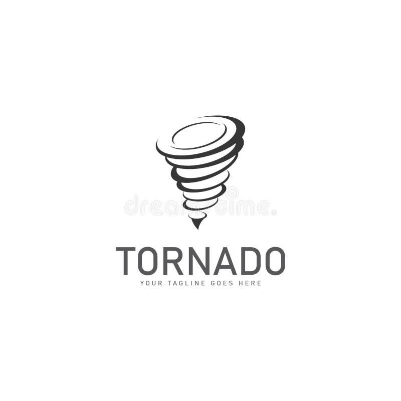 Tornado Logo Symbol Vector Illustration Design Stock Vector ...