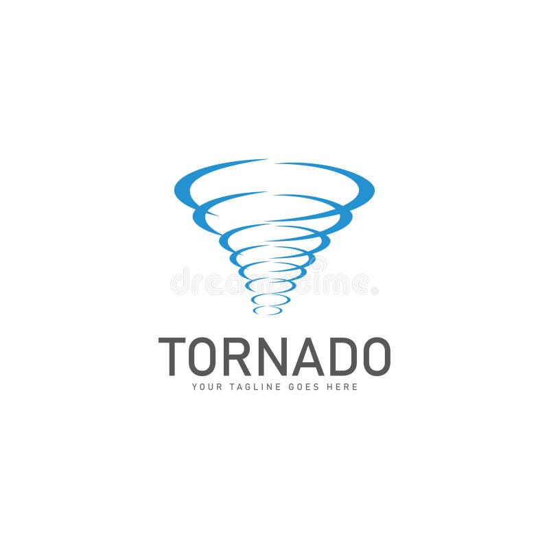 Tornado Logo Symbol Vector Illustration Design Stock Vector ...