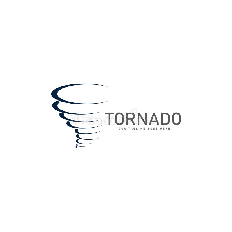 Tornado Logo Symbol Vector Illustration Design Stock Vector ...