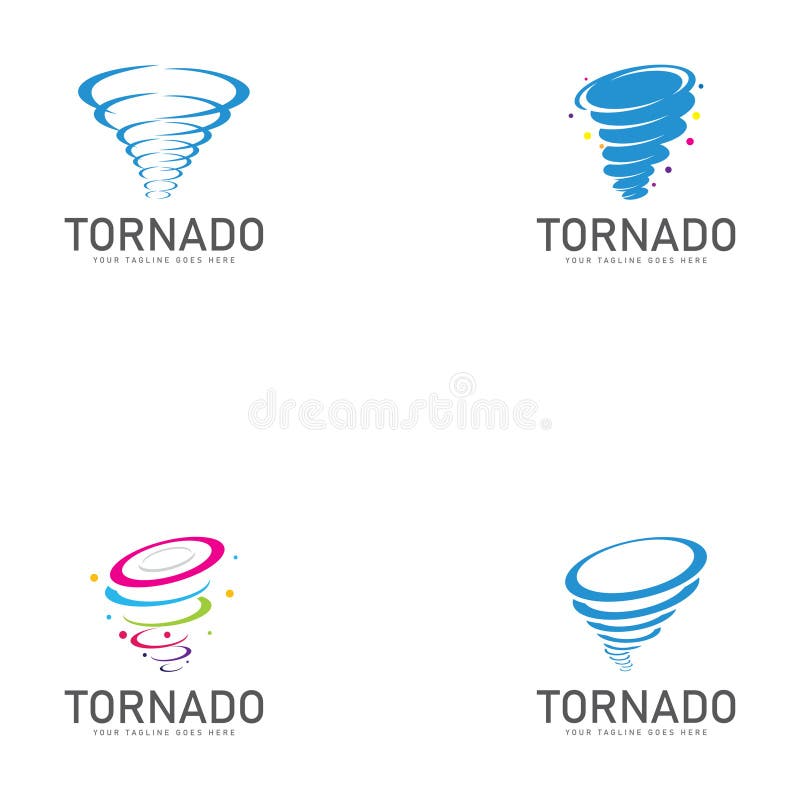 Tornado Logo Symbol Vector Illustration Design Stock Vector ...