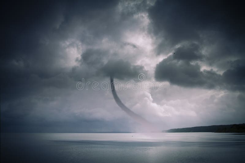 Ocean tornado stock image. Image of scene, environment - 6395703