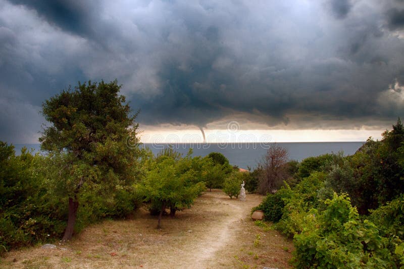 Tornado stock photo. Image of waterspout, tornado, cell - 571418