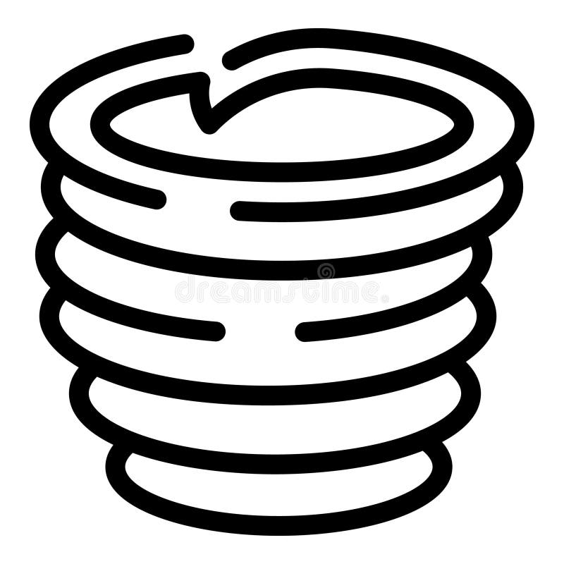 Tornado Rotating, Forming Destructive Funnel Cloud Stock Vector ...