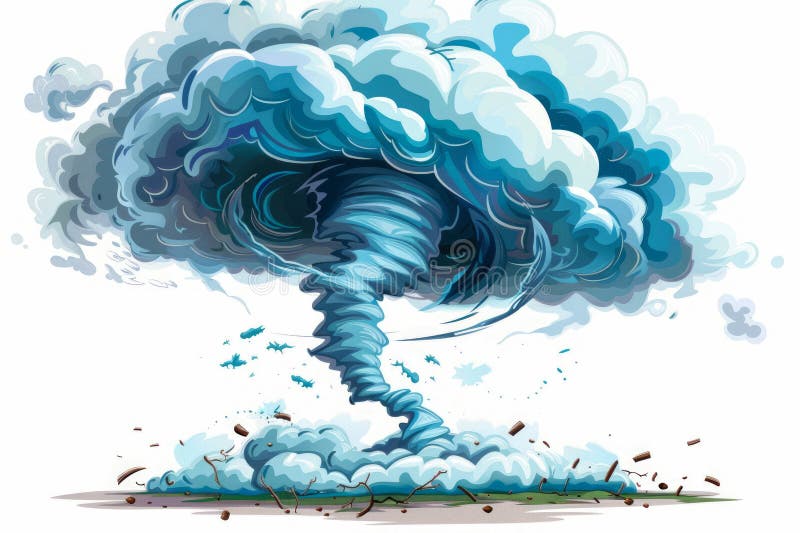 Tornado S Structure, Including the Funnel Cloud, Debris Cloud, and ...