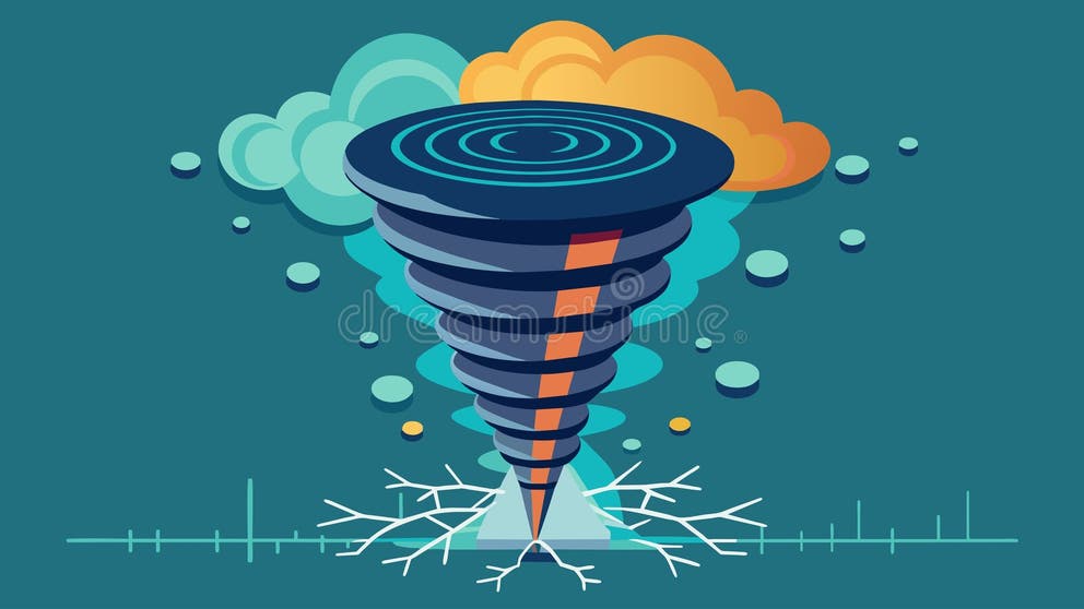 A Tornado Swirling with Bits of Data Representing the Powerful and ...