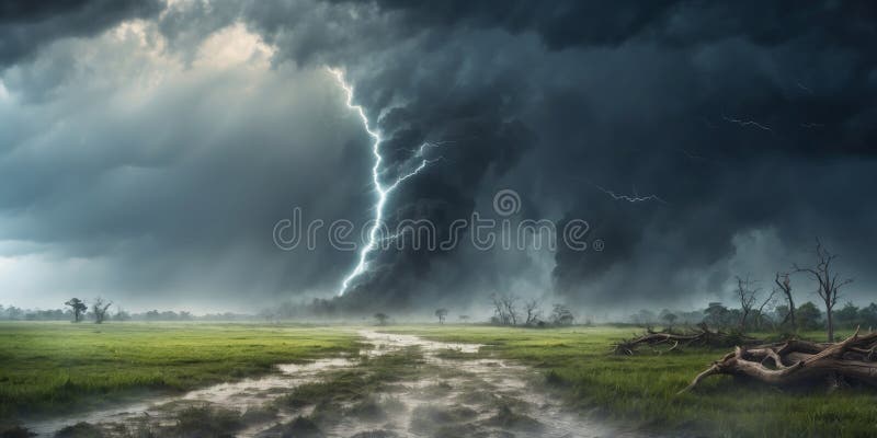 Tornadoes Devastate Land and Oceans Extreme Weather and Climate Change ...