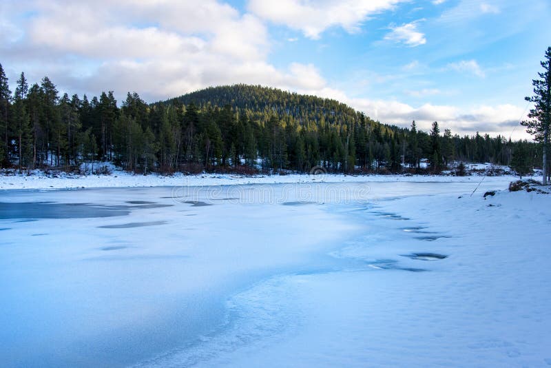 Torne River stock image. Image of natural, torne, kiruna - 388285215
