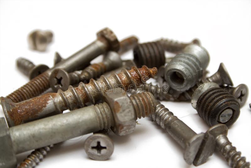 Tornillo oxidado foto de archivo. Imagen de plano, viejo - 4451530