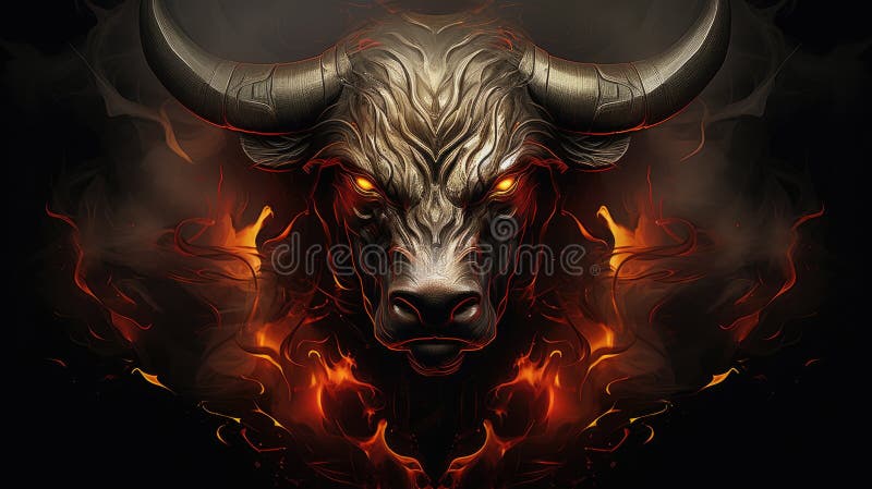 Toro Toro Concept, Raging Bull Stock Illustration - Illustration of ...