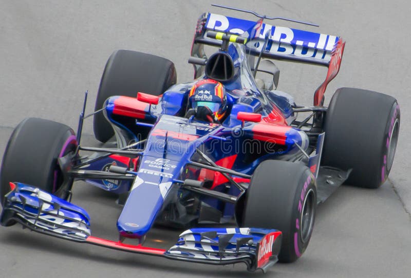 Toro Rosso Racing in Montreal 2017 Editorial Image - Image of race ...