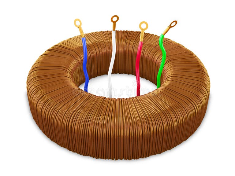 Toroidal stock de ilustración. Ilustración de alambre - 54322942
