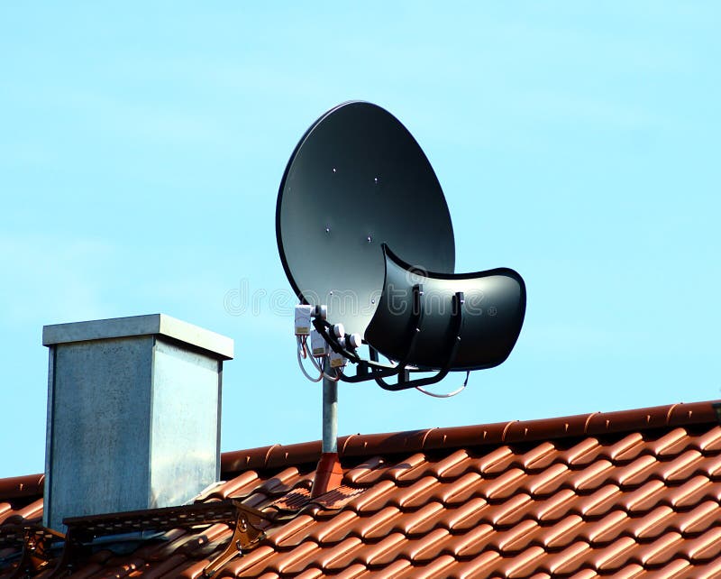 Toroidal Satellite Antenna stock image. Image of reception - 6175031