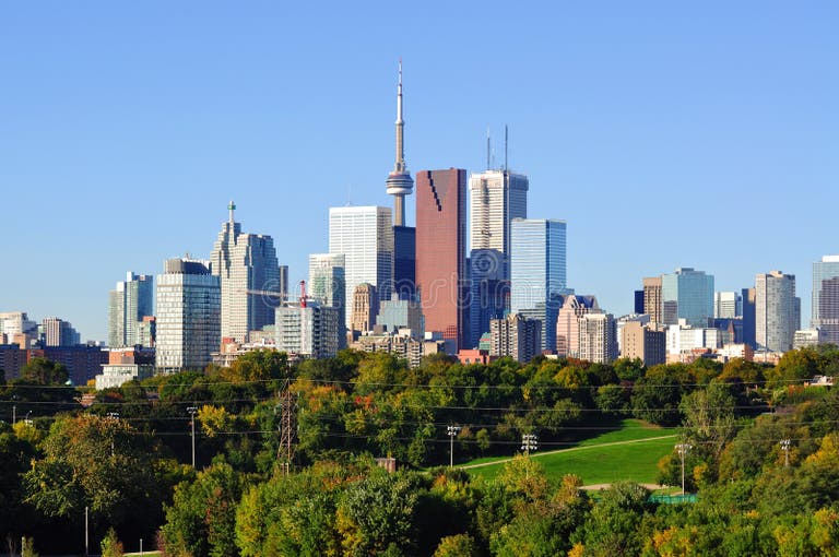 Toronto stock photo. Image of skyline, tower, canada - 17795230