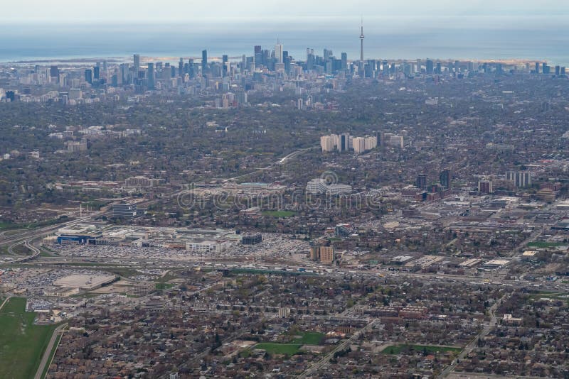 Toronto from above stock image. Image of view, house - 156237181