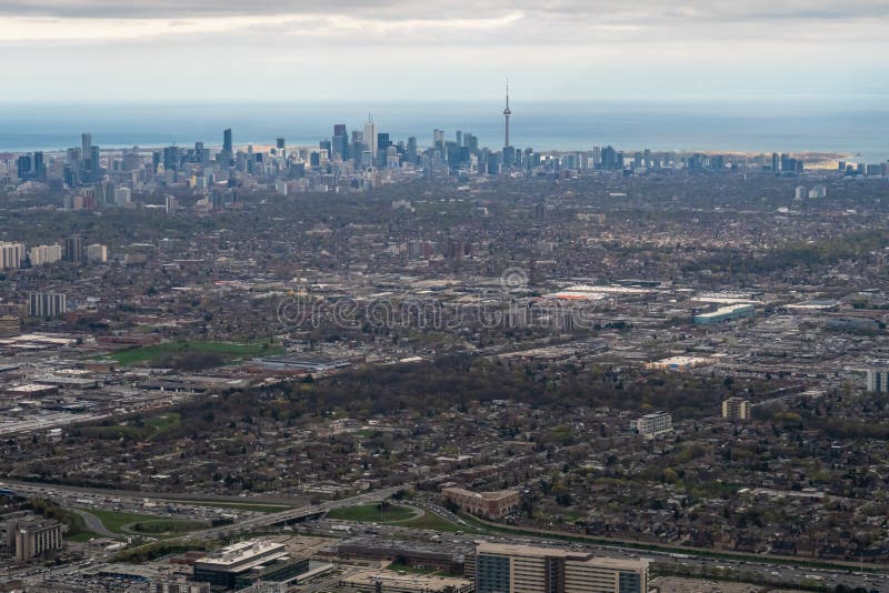 Toronto from above stock image. Image of travel, panoramic - 156237389