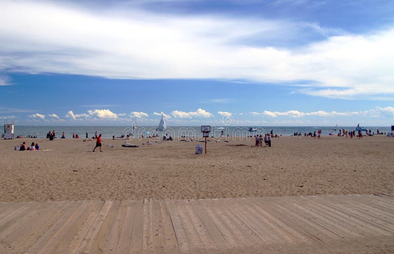Toronto Beaches editorial stock image. Image of industrial - 27979149