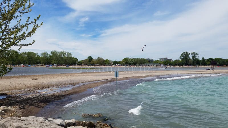 Toronto Beaches Landscape View Stock Image - Image of ontario, bluesky ...