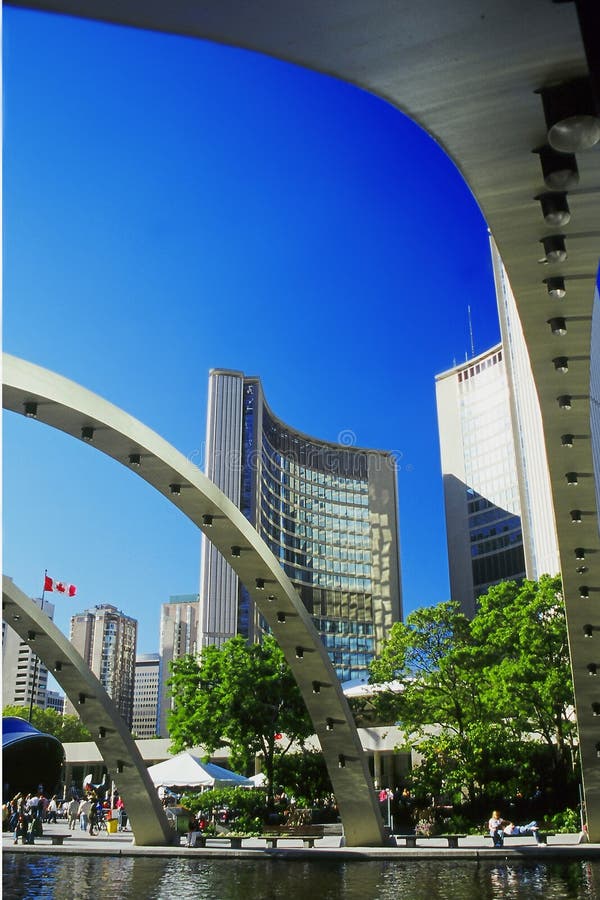 Toronto buildings stock photo. Image of arches, offices - 128858